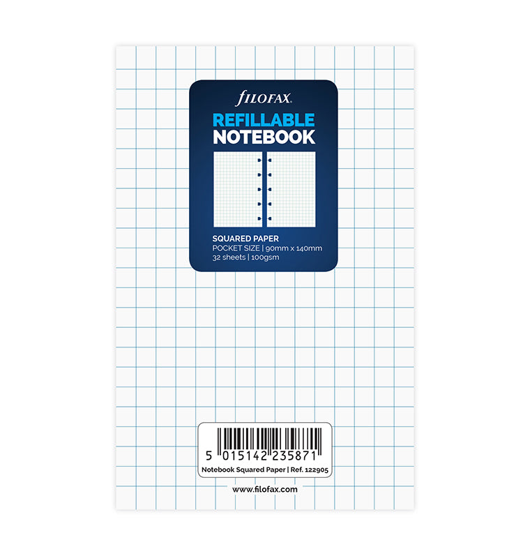 Filofax Notebook Squared Paper Refill - Filofax – Filofax UK