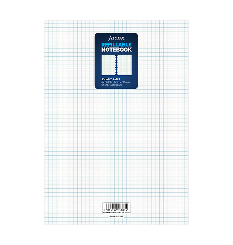 Filofax Notebook Squared Paper A4 - Filofax – Filofax UK
